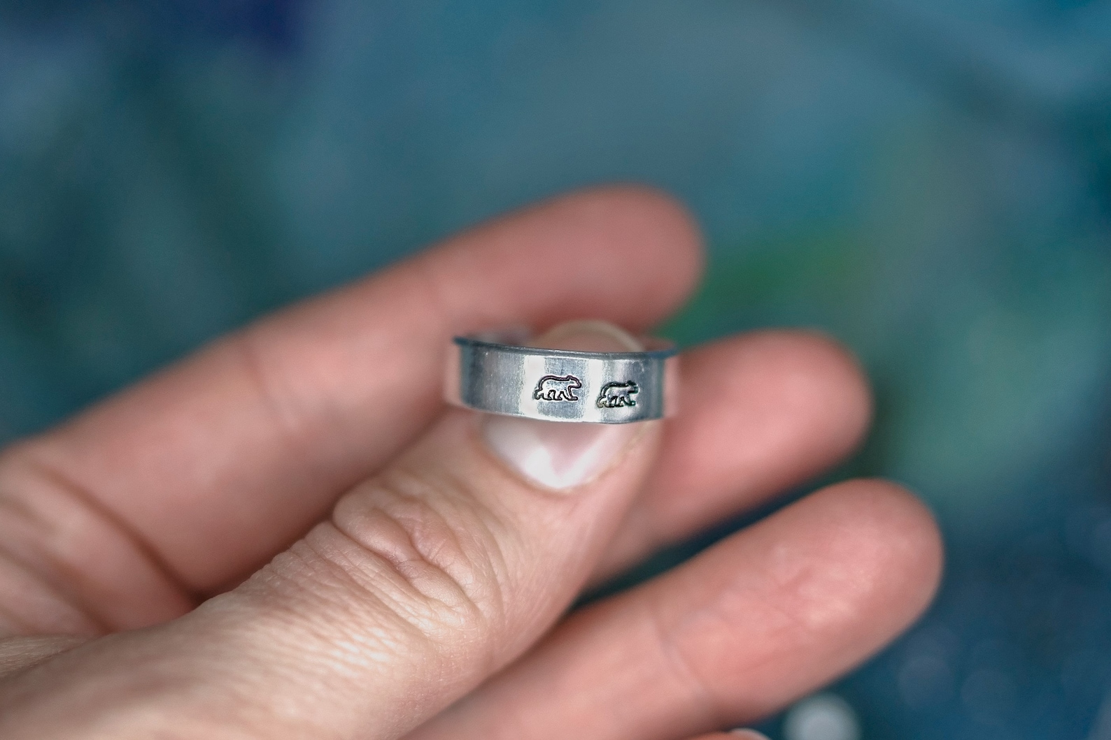 Mom Ring Bear Ring Mom Jewelry Mothers Day Gift Mom Gift - Etsy