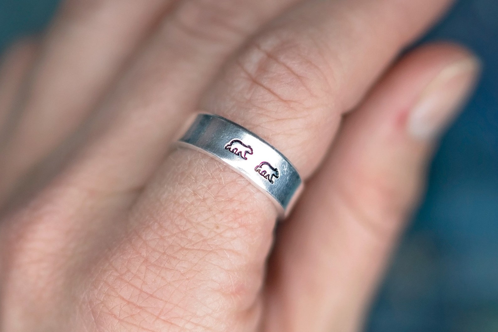 Mom Ring Bear Ring Mom Jewelry Mothers Day Gift Mom Gift - Etsy