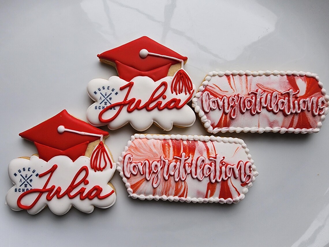 One Dozen Graduation Cookies - Etsy