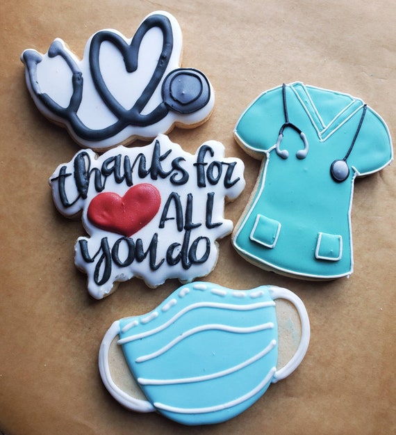 Thanks for All You Do Healthcare Worker Cookies | Etsy