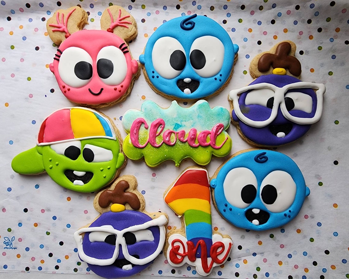 One Dozen 12 Babyfirsttv Cookies - Etsy