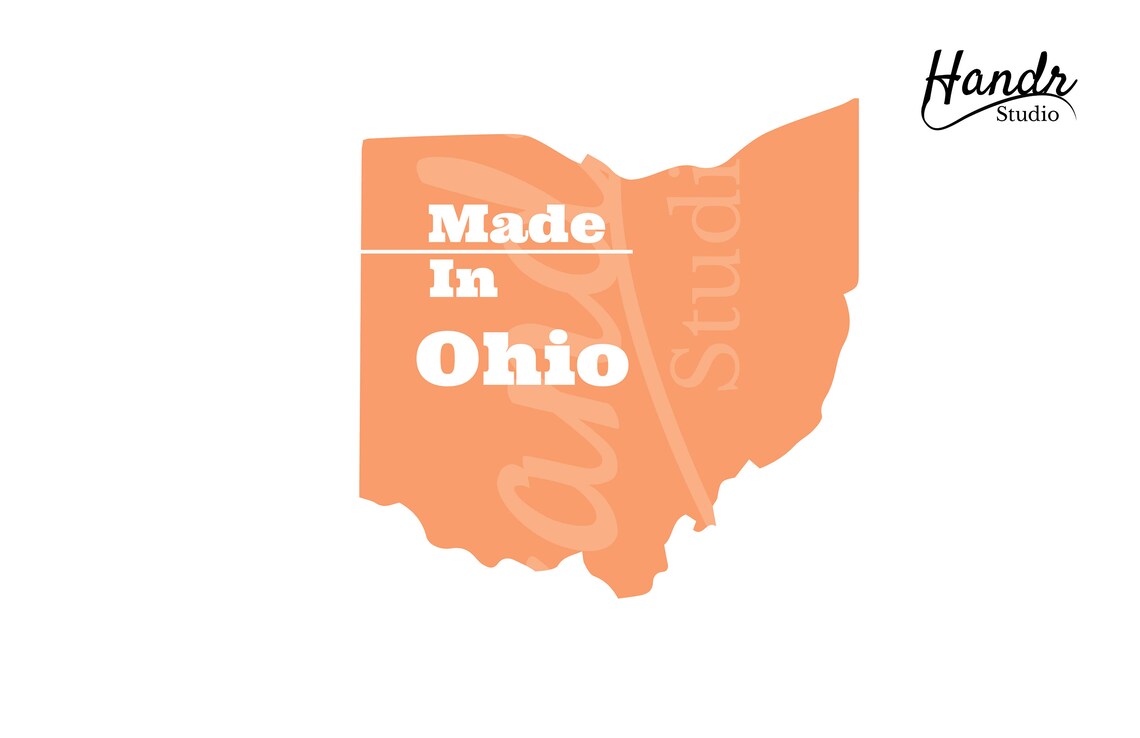 Made in Ohio Digital SVG File Package Instant Download - Etsy Hong Kong
