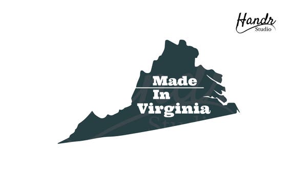 Made in Virginia SVG Digital File Package Instant Download | Etsy