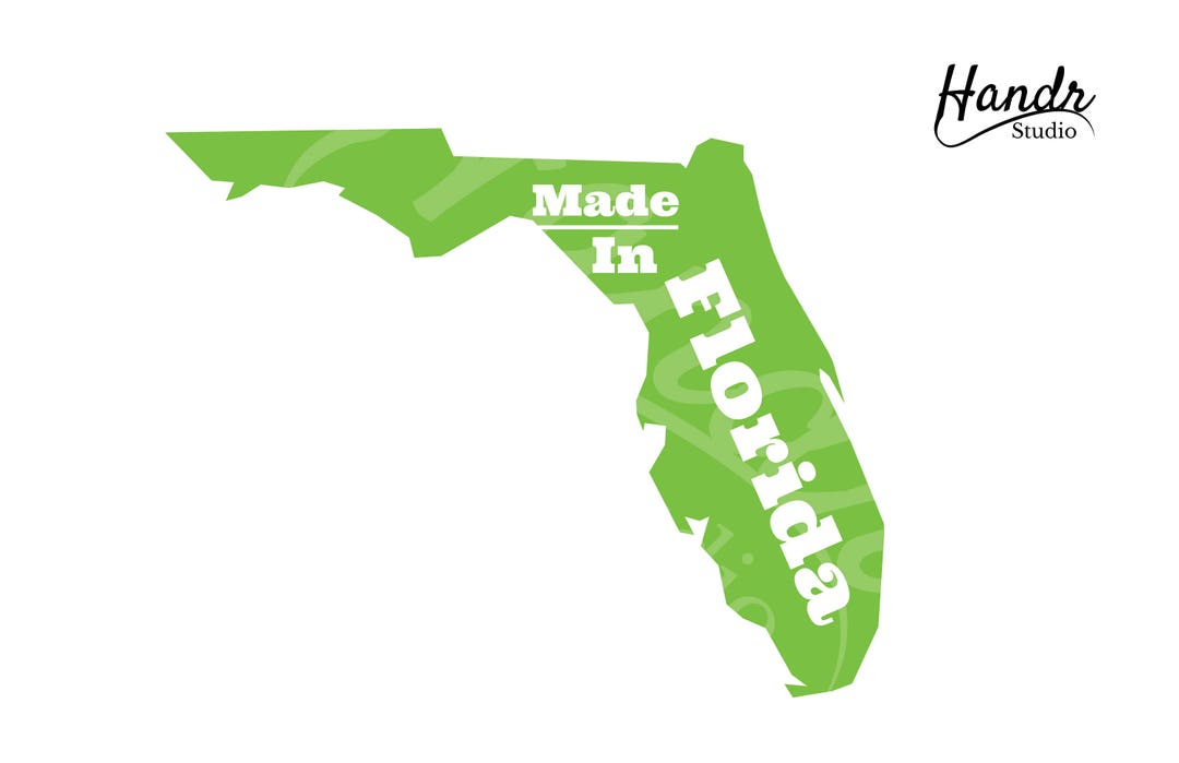 Made in Florida Digital SVG File Package Instant Download - Etsy
