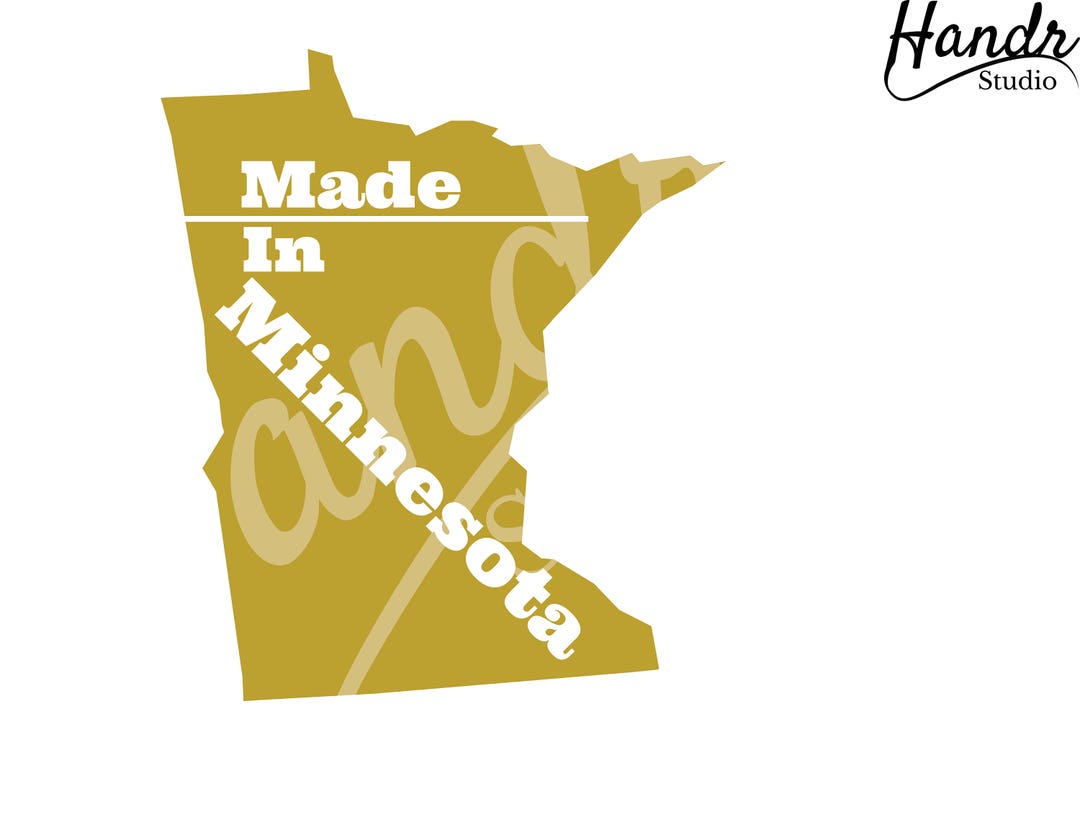 Made in Minnesota Digital SVG File Package Instant Download - Etsy