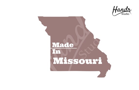 Made in Missouri Digital SVG File Package Instant Download | Etsy
