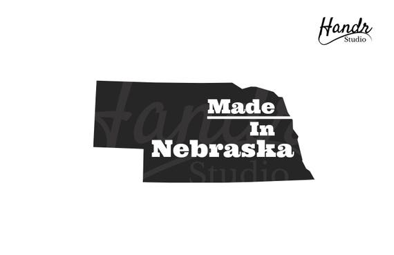 Made in Nebraska Digital SVG File Package | Etsy