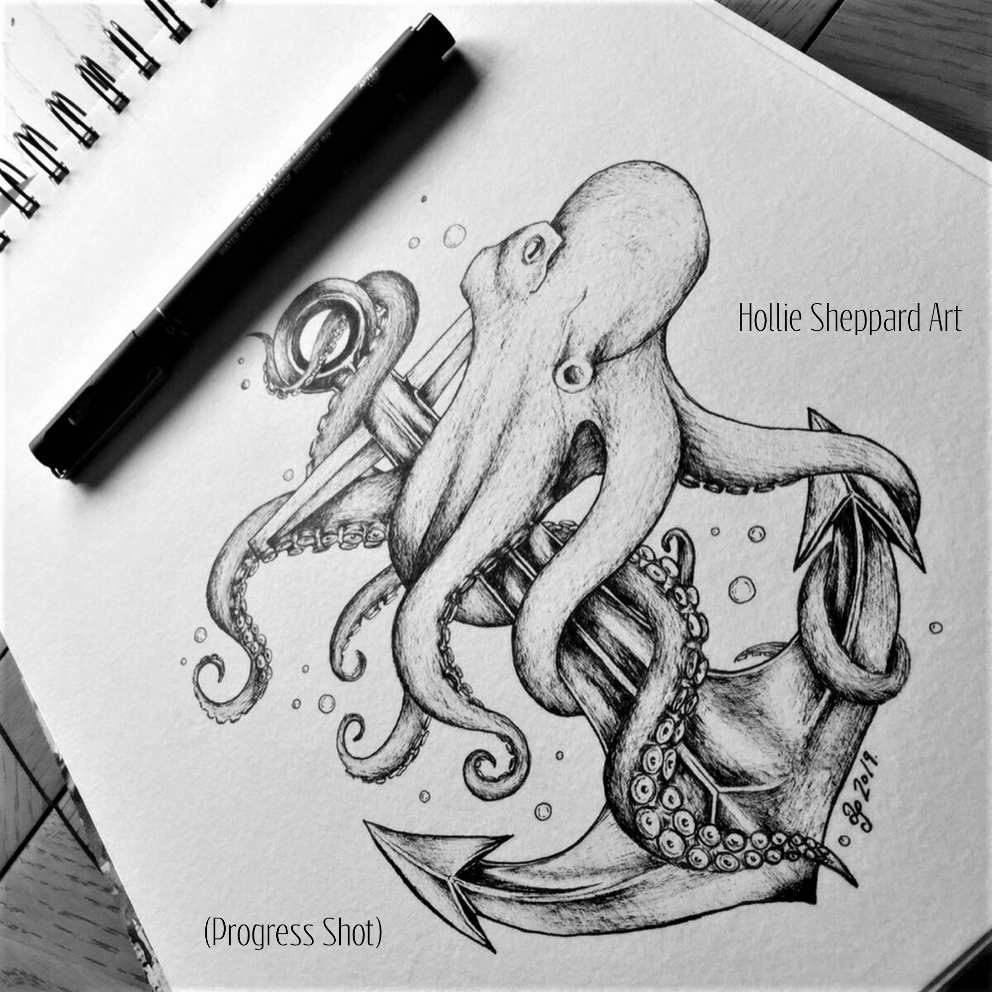 Octopus Shooting Ink
