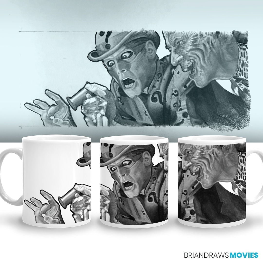 Jim Carrey Riddler Tommy Lee Jones Two Face Coffee Mug - Etsy