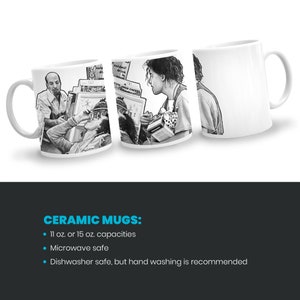 Encino Man No Wheezing the Juice Scene Coffee Mug Pencil Drawing ...