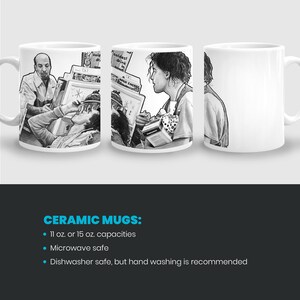 Encino Man No Wheezing the Juice Scene Coffee Mug Pencil Drawing ...