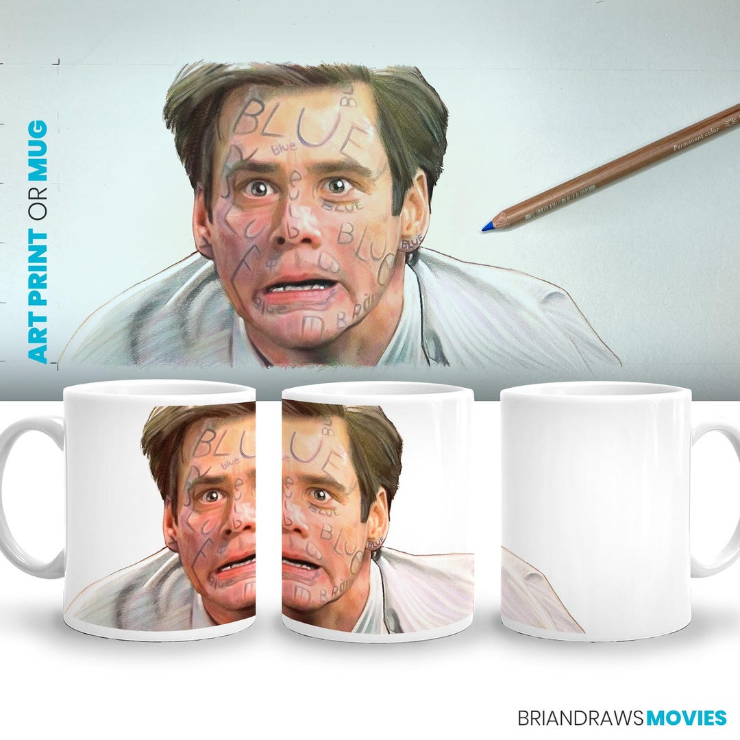 Liar Liar Goddamn Pen is Blue Scene Coffee Mug, Jim Carrey Present ...