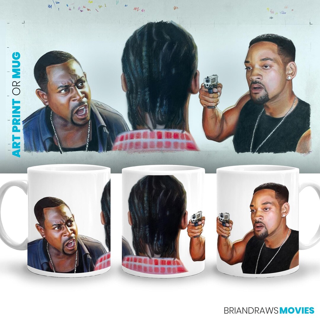 Bad Boys 2 Reggie Scene Coffee Mug Cup, Man Cave Room Decor Martin ...