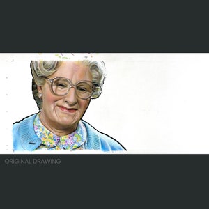 Robin Williams Mrs. Doubtfire Nanny Scene Coffee Mug, Home Theater Room ...