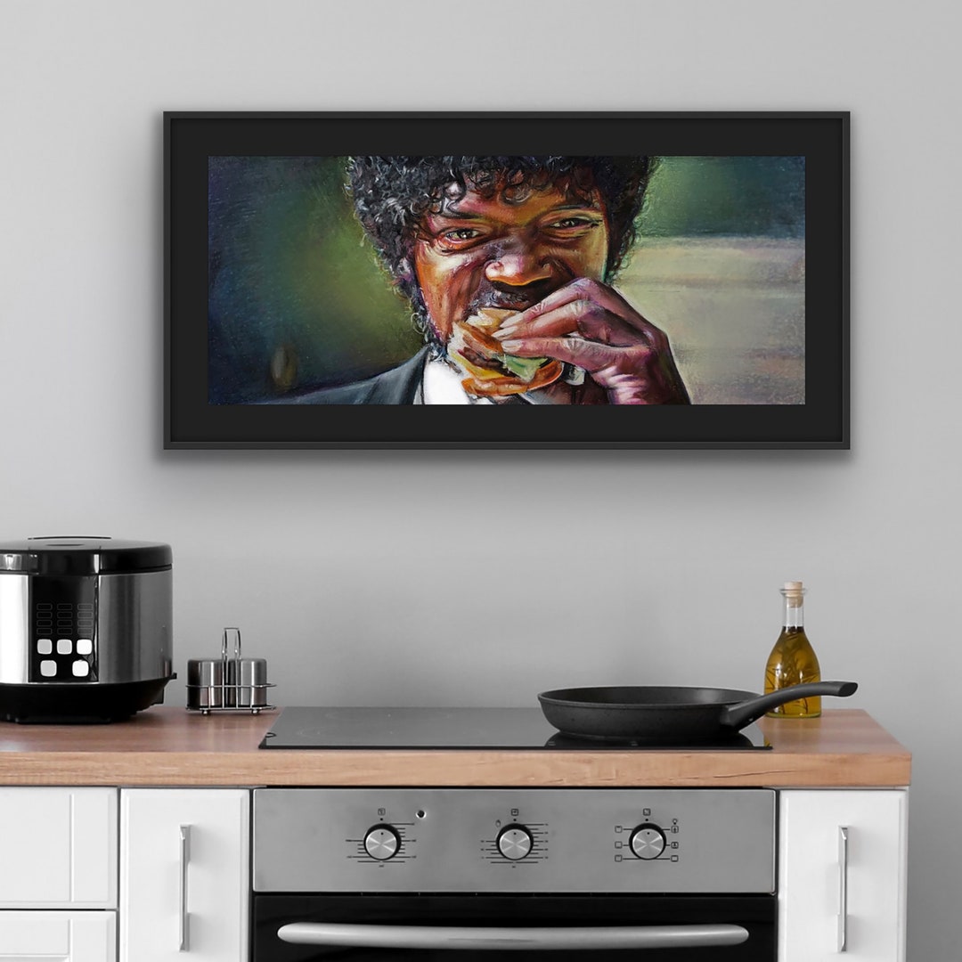 Pulp Fiction Big Kahuna Burger Scene Fine Art Print Quentin - Etsy