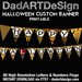 Halloween Pennant Banner Printable Vintage Alphabet Instant Download 74 ...