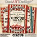 Circus Vintage Custom Card for Your Birthday, Wedding, Show, Baby ...