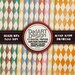 Retro Diamonds Harlequin Patterns Digital Paper - Vintage Grunge ...