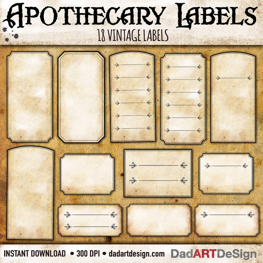 Free Vintage Labels To Print