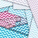24 Chevron Patterns Pastel Colors - Digital Papers, Wallpapers ...