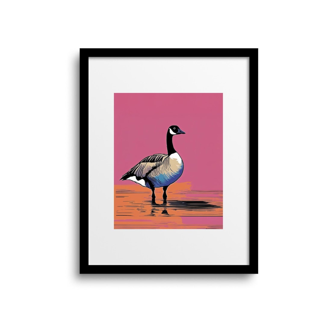 Goose Art Print | Canada Goose Pop Art | Endless Summer Style Geese ...