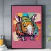 Armadillo Pop Art PRINTABLE Wall Art Pink Armadillo Art Print Armadillo Pop Art Poster Printable ...