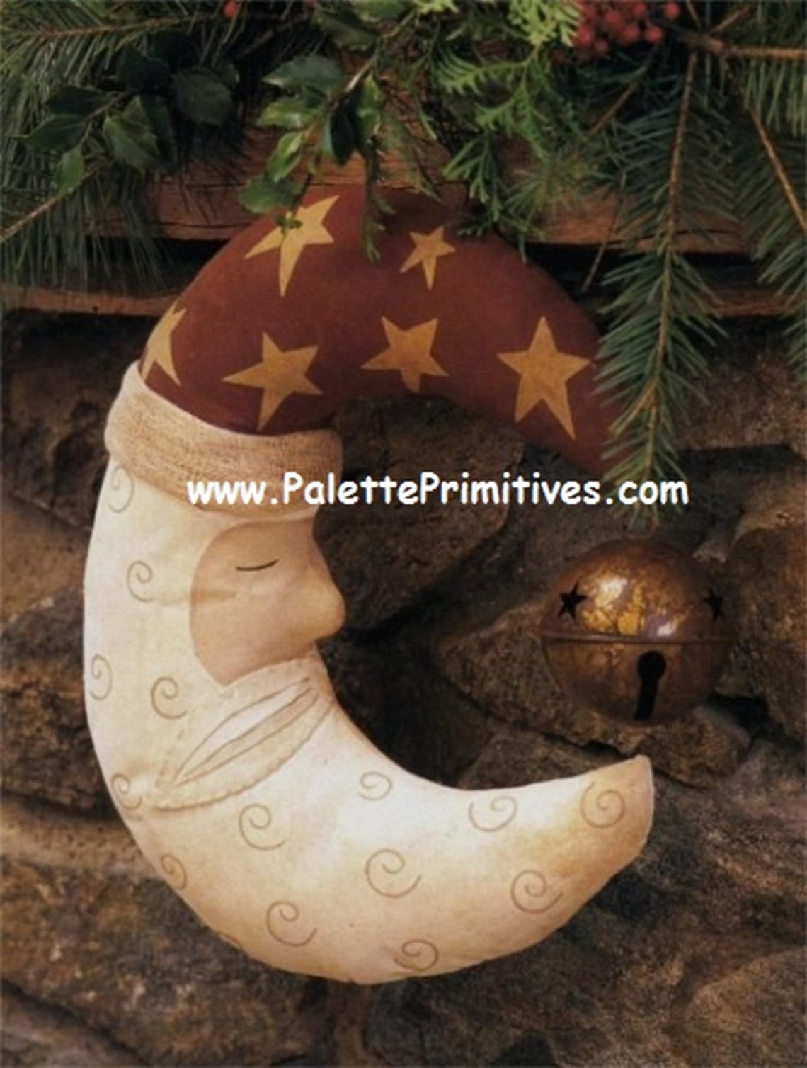 CRESCENT MOON SANTA - Instant Download E-pattern (large-16x20 When ...