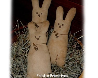 Primitive Bunny Sewing Pattern - Etsy