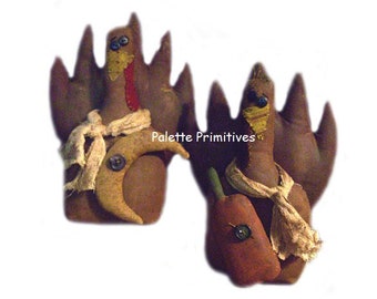 Primitive Turkey Pattern - Etsy