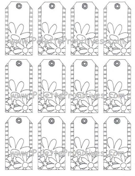 Printable Hang Tags May Flowers Printable Hang Tag Instant - Etsy