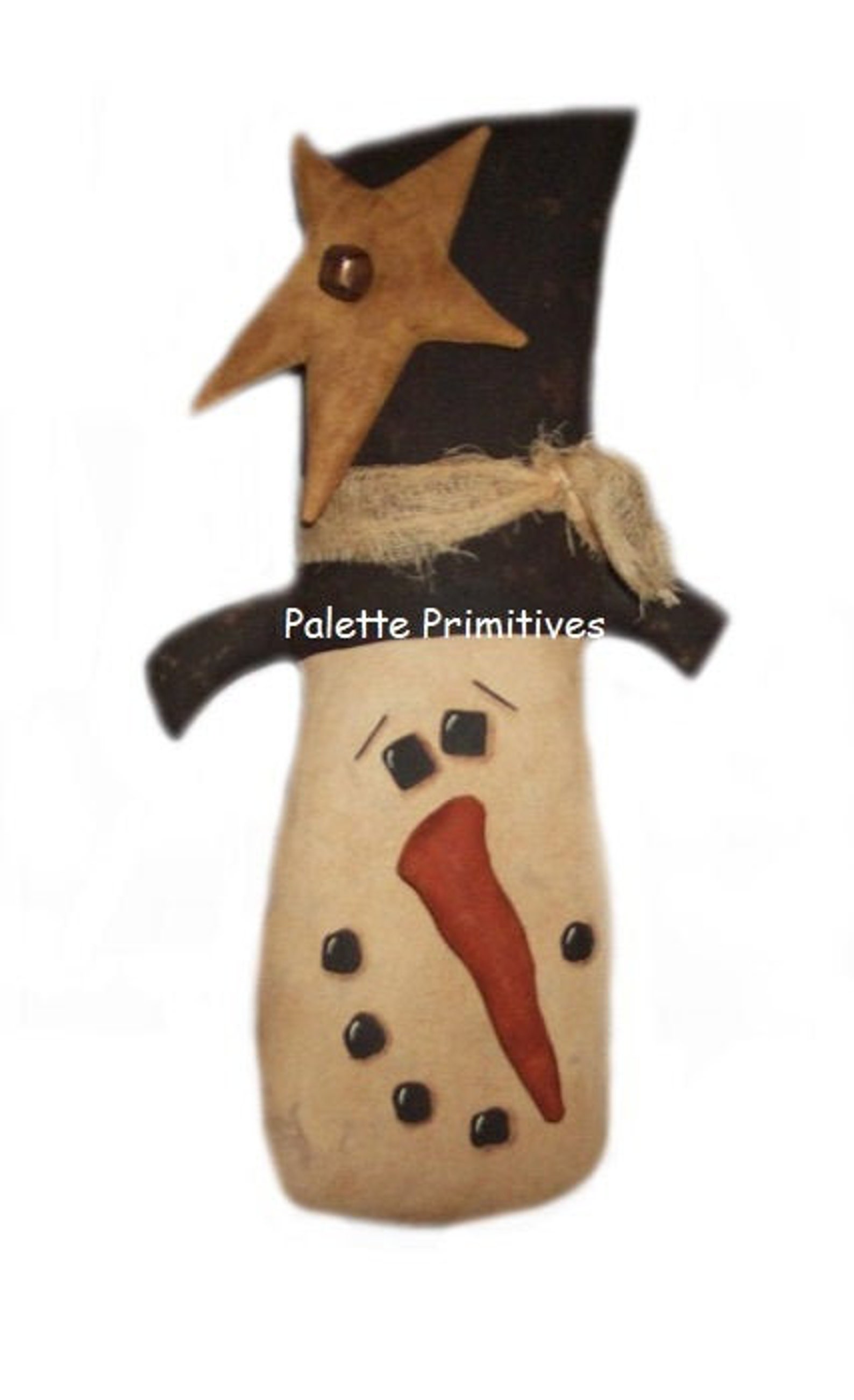 Primitive Snowman, Wall Hanging, Sewing Pattern, PRIM SIDNEY Instant ...