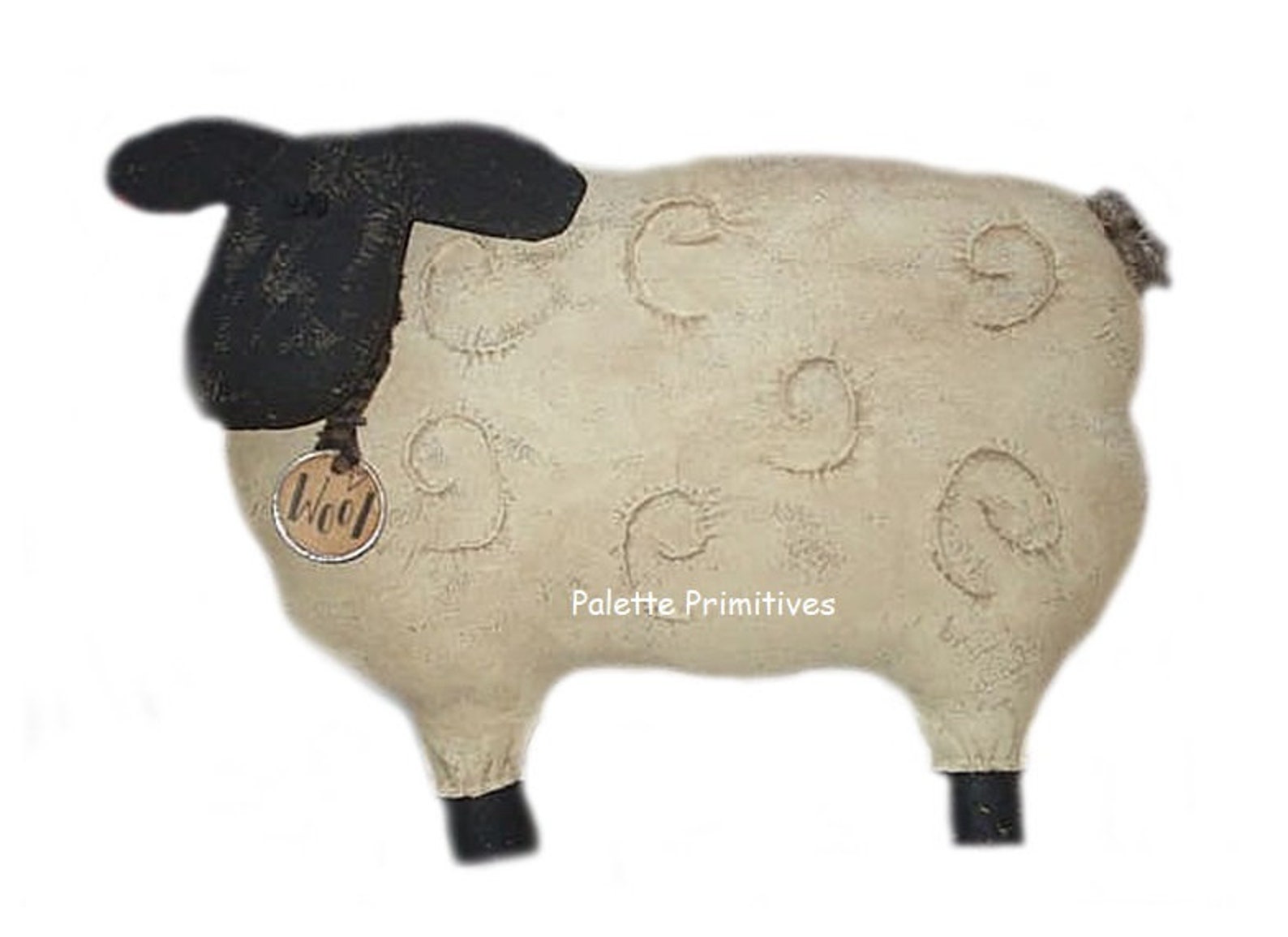 Primitive Sheep, Wall Hanging, Sewing Pattern, PRIM SHEEP E-pattern ...