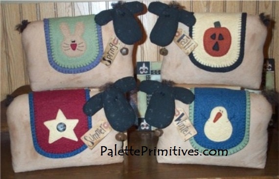 Primitive Sheep Sewing Pattern SHEEP SEASONS | Etsy