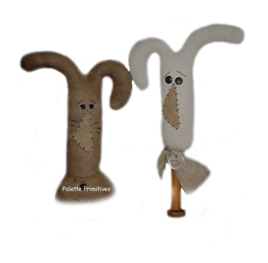Primitive Bunny, Primitive Easter, Make-do, Sewing Pattern, PRIM BUNNY ...