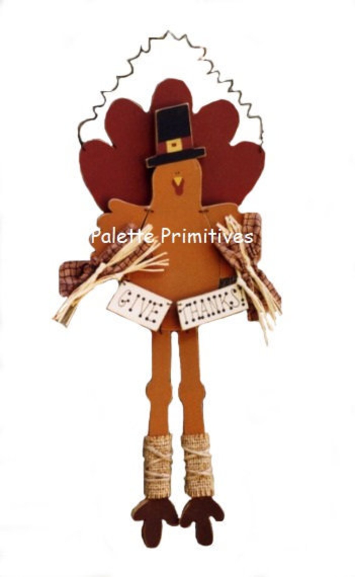 Thanksgiving Turkey Wood Painting Pattern GIVE THANKS - Etsy