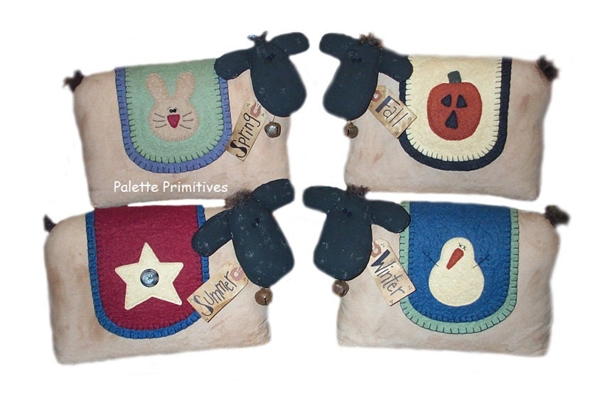 Primitive Sheep Sewing Pattern SHEEP SEASONS - Etsy