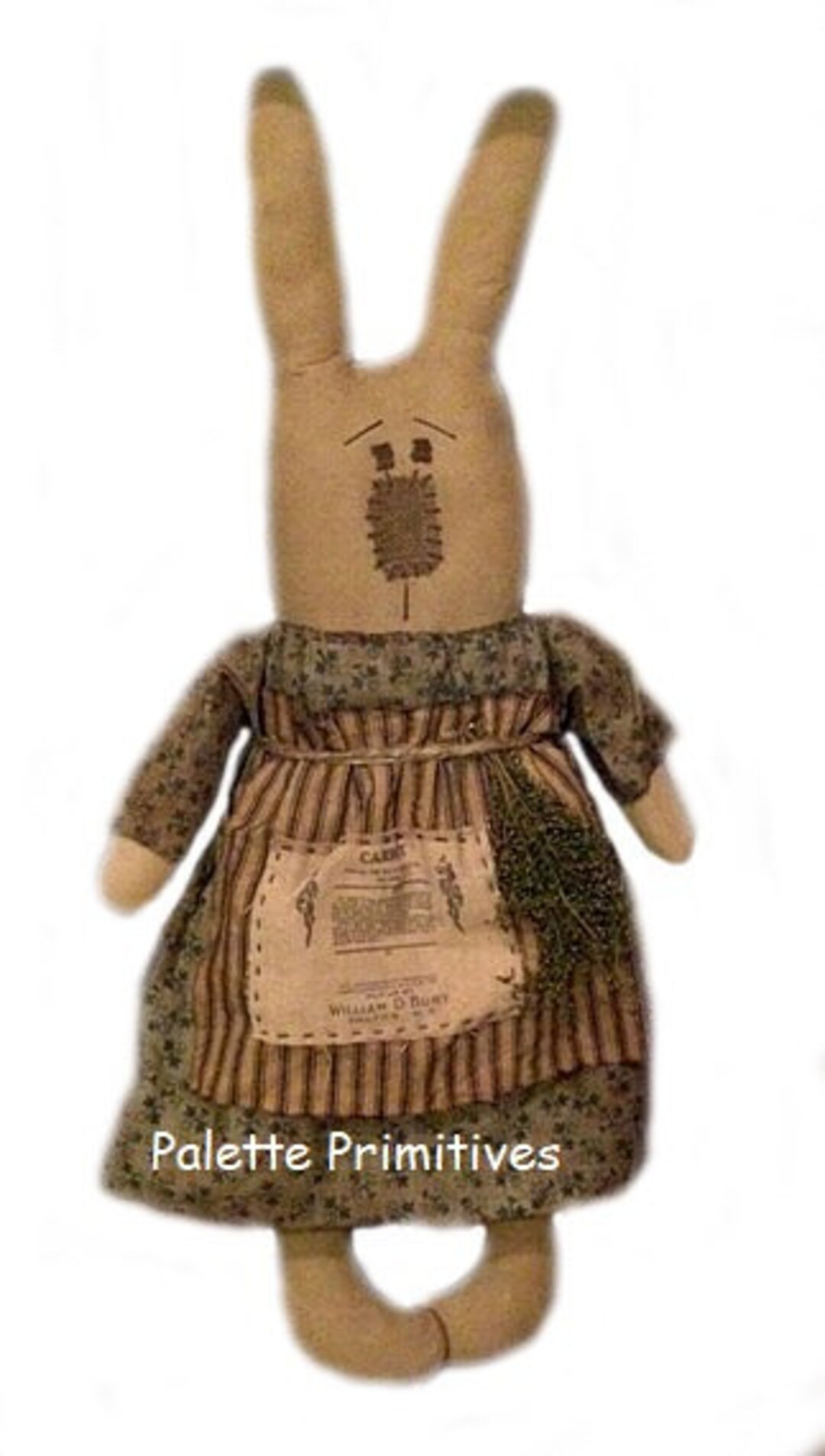 Primitive Bunny, Easter, Spring, Primitive Doll, Sewing Pattern, MISS ...