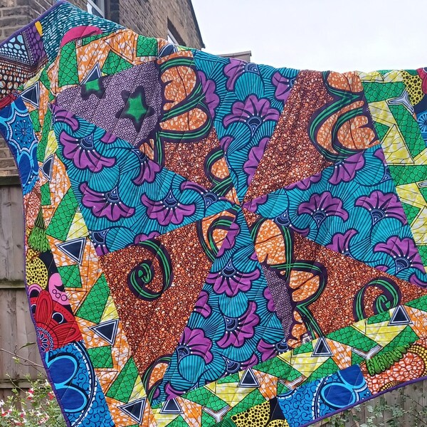 African Quilt - Etsy
