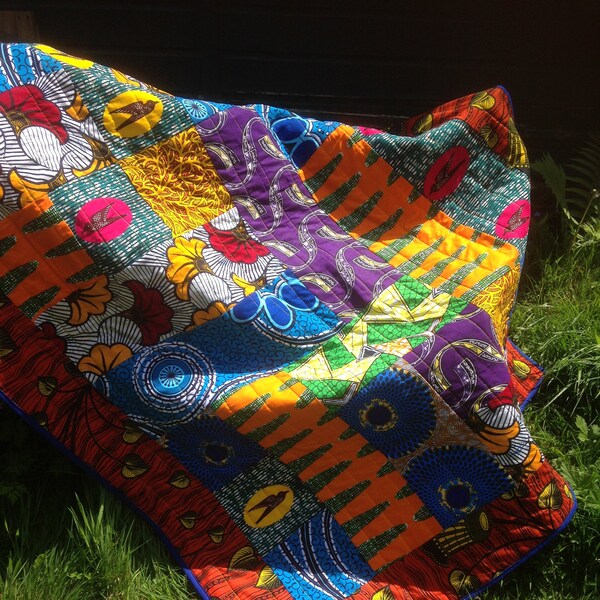 African Quilt - Etsy