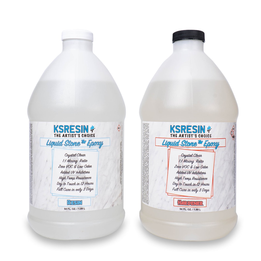 KSRESIN Liquid Stone™ Epoxy Resin - Table Top Epoxy Resin for ...