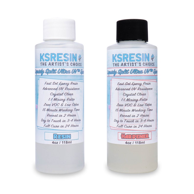 KSRESIN Liquidy Split Ultra UV™ Fast Drying Epoxy Resin - Etsy