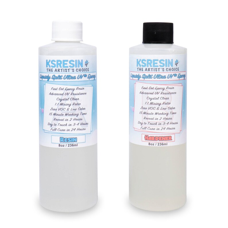 KSRESIN Liquidy Split Ultra UV™ Fast Drying Epoxy Resin - Etsy