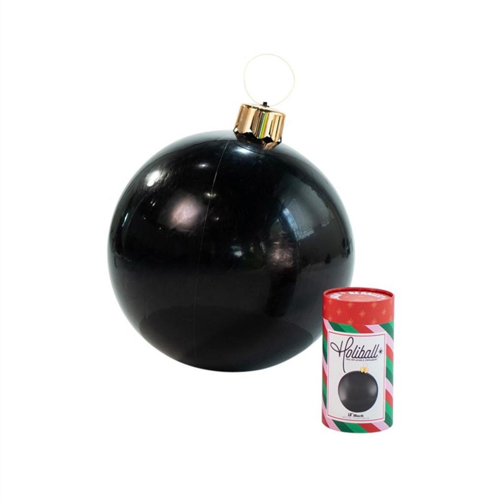 Holiball Black Inflatable Ornament - Medium 18” Halloween Decor - Etsy