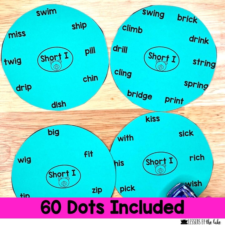 Short & Long Vowel Decoding Dots Phonics Activity - Etsy
