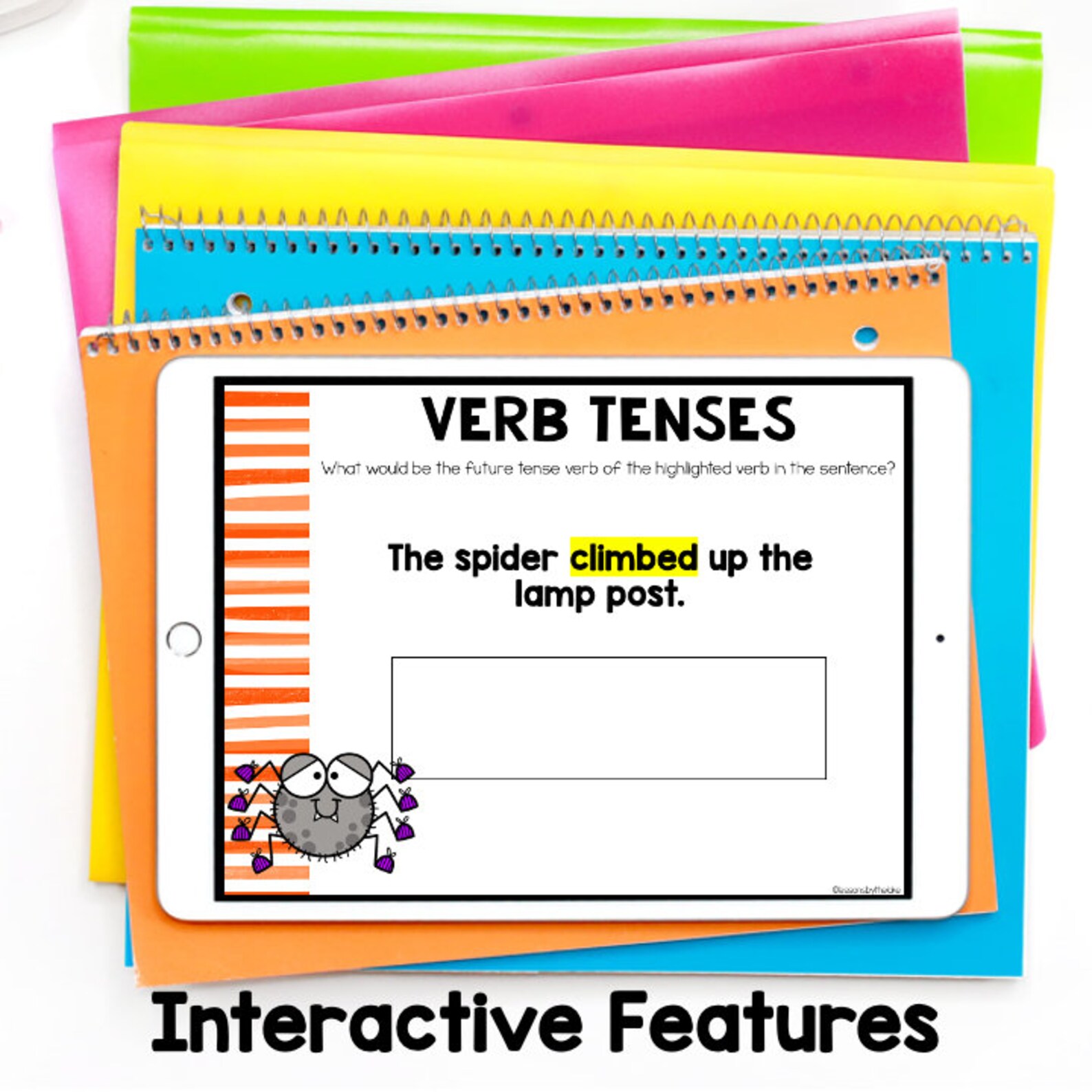 Fall Verb Tenses Digital & Printable Bundle Google Slides Task Cards - Etsy