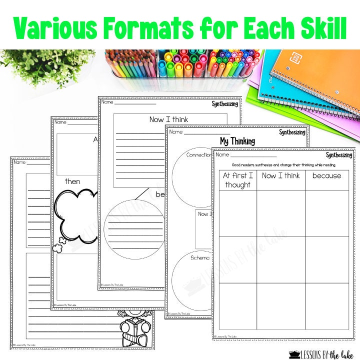 Reading Comprehension Graphic Organizers - Etsy