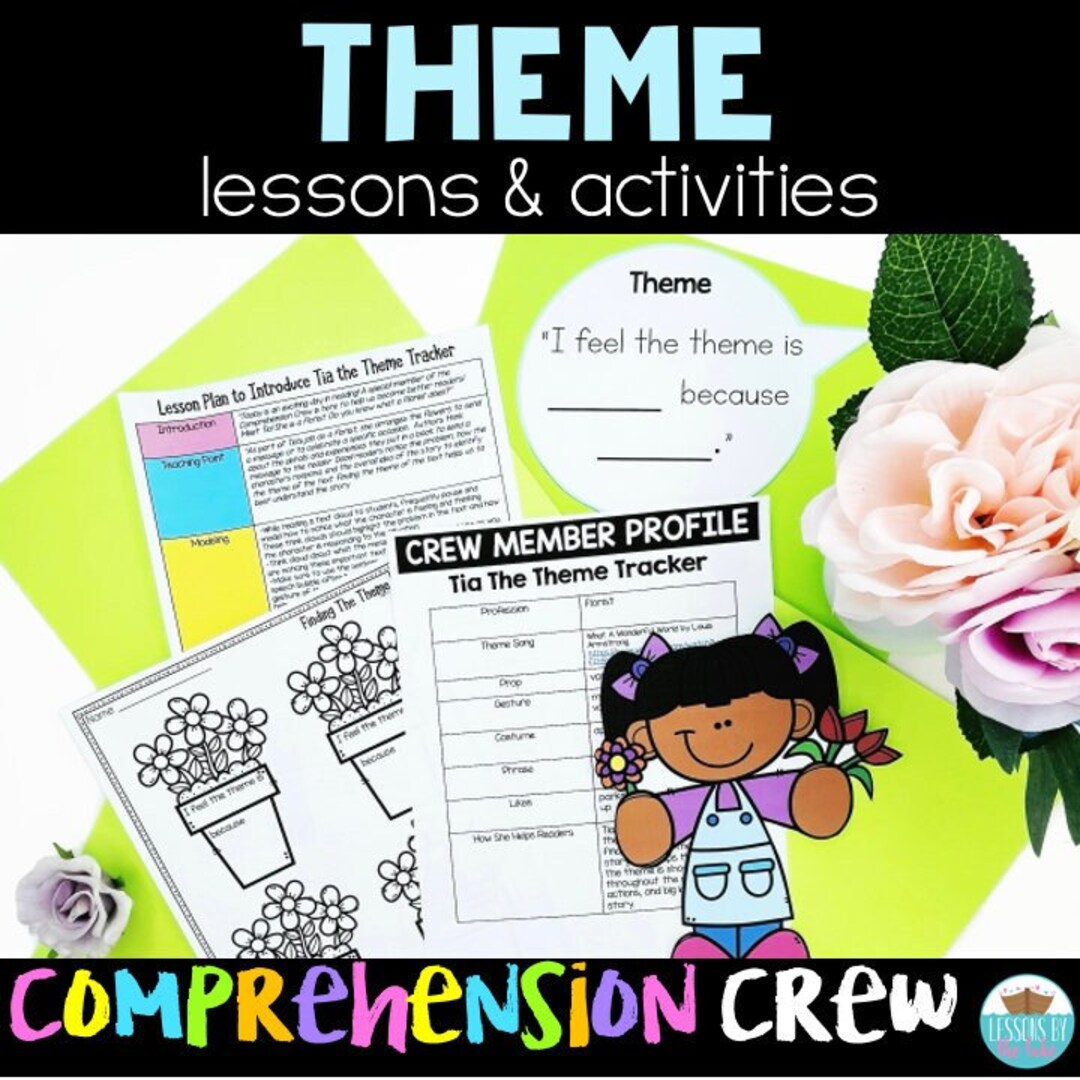 Theme Lesson and Activities Concrete & Engaging Comprehension - Etsy