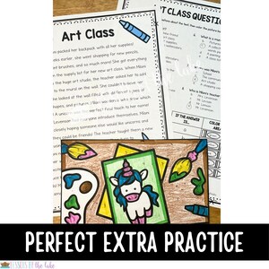 September Reading Comprehension Fiction Passages Color by Comprehension ...