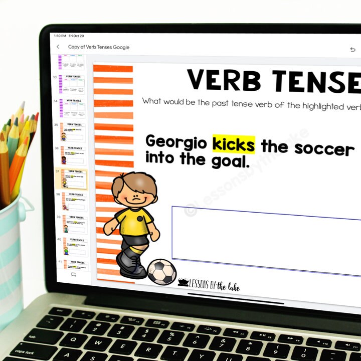 Verb Tenses No Prep Activities Past, Present, & Future - Etsy