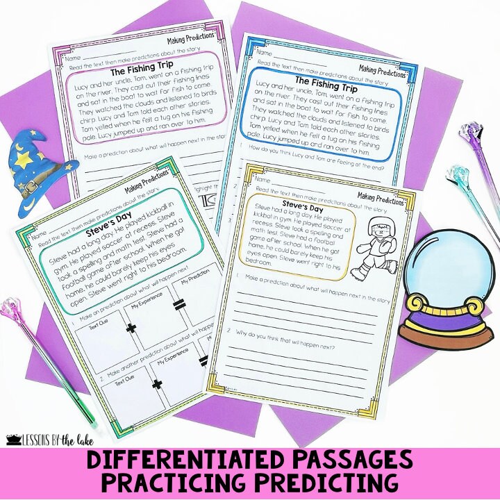 Making Predictions Lesson & Activities Comprehension Crew - Etsy